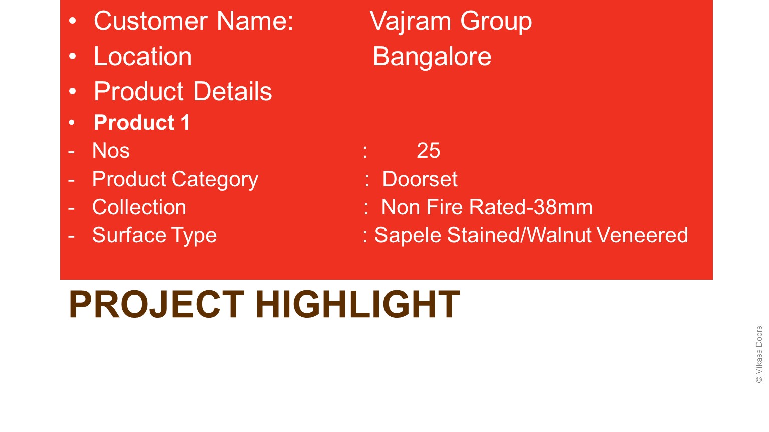 Vajram Group - Greenlam Project Gallery