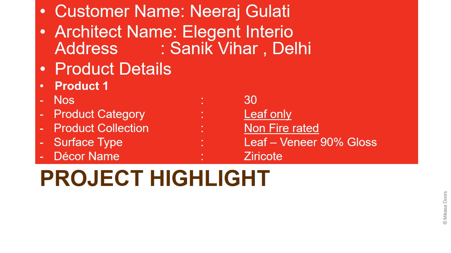 Neeraj Gulati / Elegent Interio - Greenlam Project Gallery